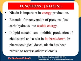 B complex b3 niacin | PPTX