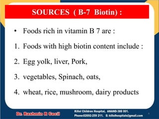 B-complex B7 (biotin) | PPTX