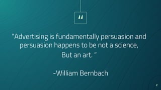 Theories of Persuasion In Advertisement | PPT | Free Download