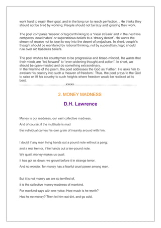 Bcom Sem II poetry 2.pdf | Poetry | Books and Literature