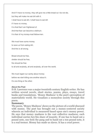 Bcom Sem II poetry 2.pdf | Poetry | Books and Literature