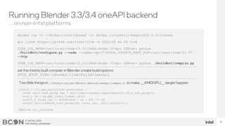 BCON22: oneAPI backend - Blender Cycles on Intel GPUs | PDF