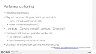 BCON22: oneAPI backend - Blender Cycles on Intel GPUs | PDF