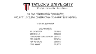 Building Construction II - Project 1 | PPTX