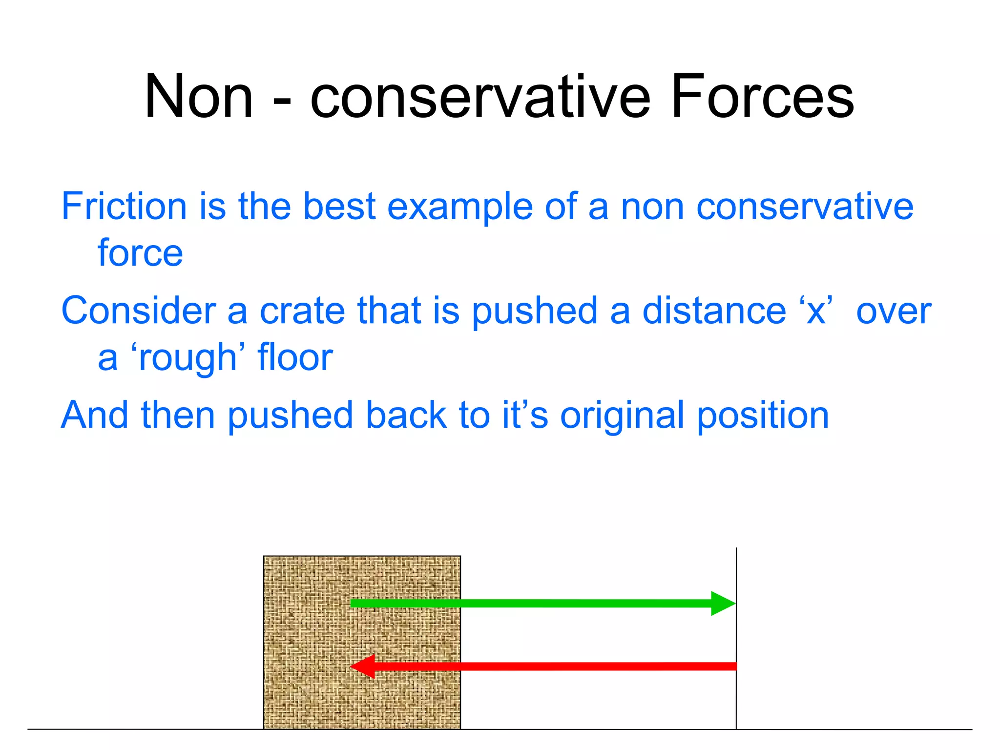 B conservative and non conservative forces | PPT