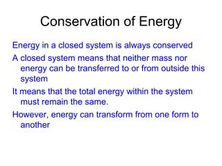 B conservative and non conservative forces | PPT