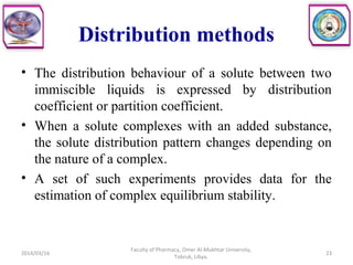Complex formation | PPT