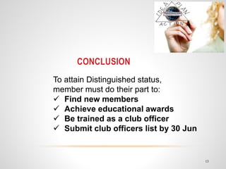 Toastmasters: How to be Distinguished Clubs | PDF | Business | Business ...
