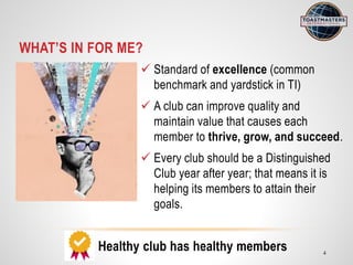 Toastmasters: How to be Distinguished Clubs | PDF | Business | Business ...