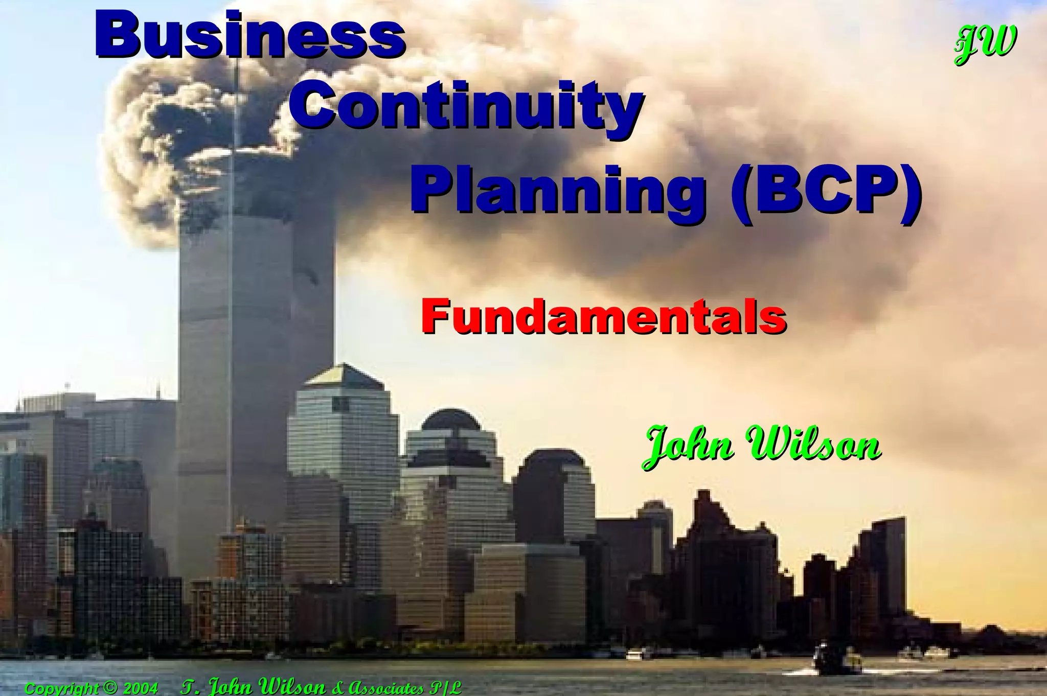 Business Continuity Planning | PDF