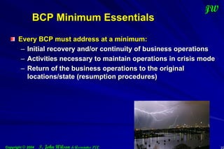 Business Continuity Planning | PDF