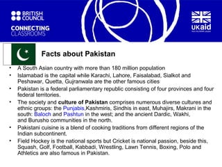 British Council Pakistan Connecting Classrooms Powerpoint | PPT