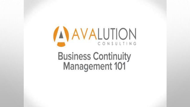 BCP awareness ISO 22301 2019 training .pptx | Business Accounting ...