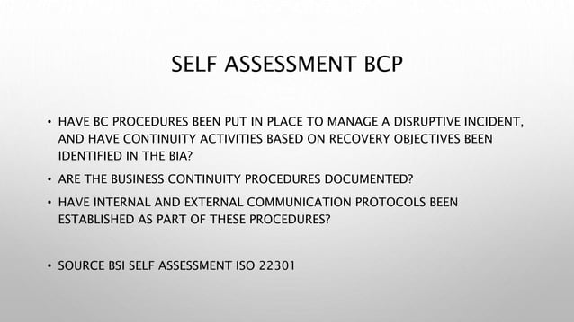 BCP awareness ISO 22301 2019 training .pptx | Business Accounting ...