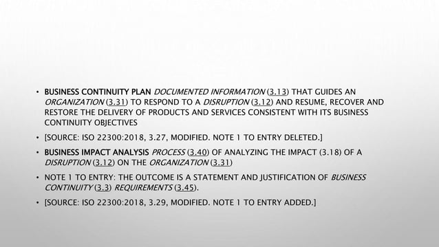 BCP awareness ISO 22301 2019 training .pptx | Business Accounting ...