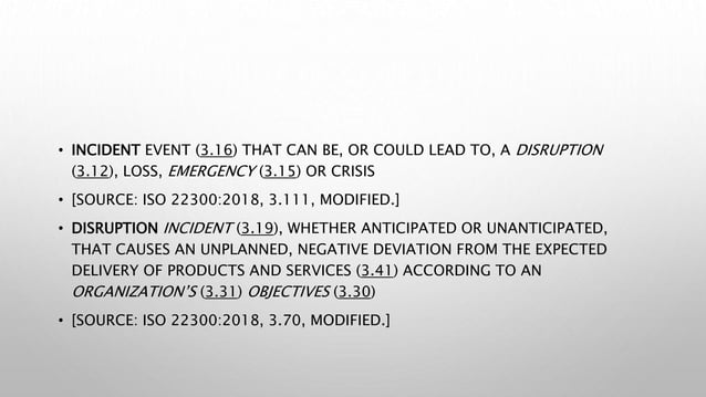 BCP awareness ISO 22301 2019 training .pptx | Business Accounting ...