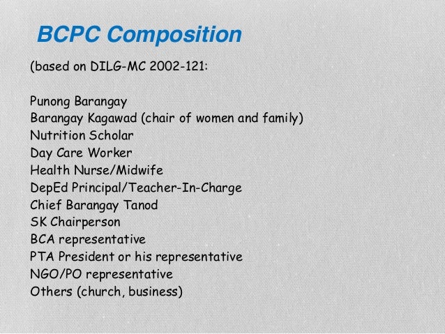 Bcpc organizing using the co process