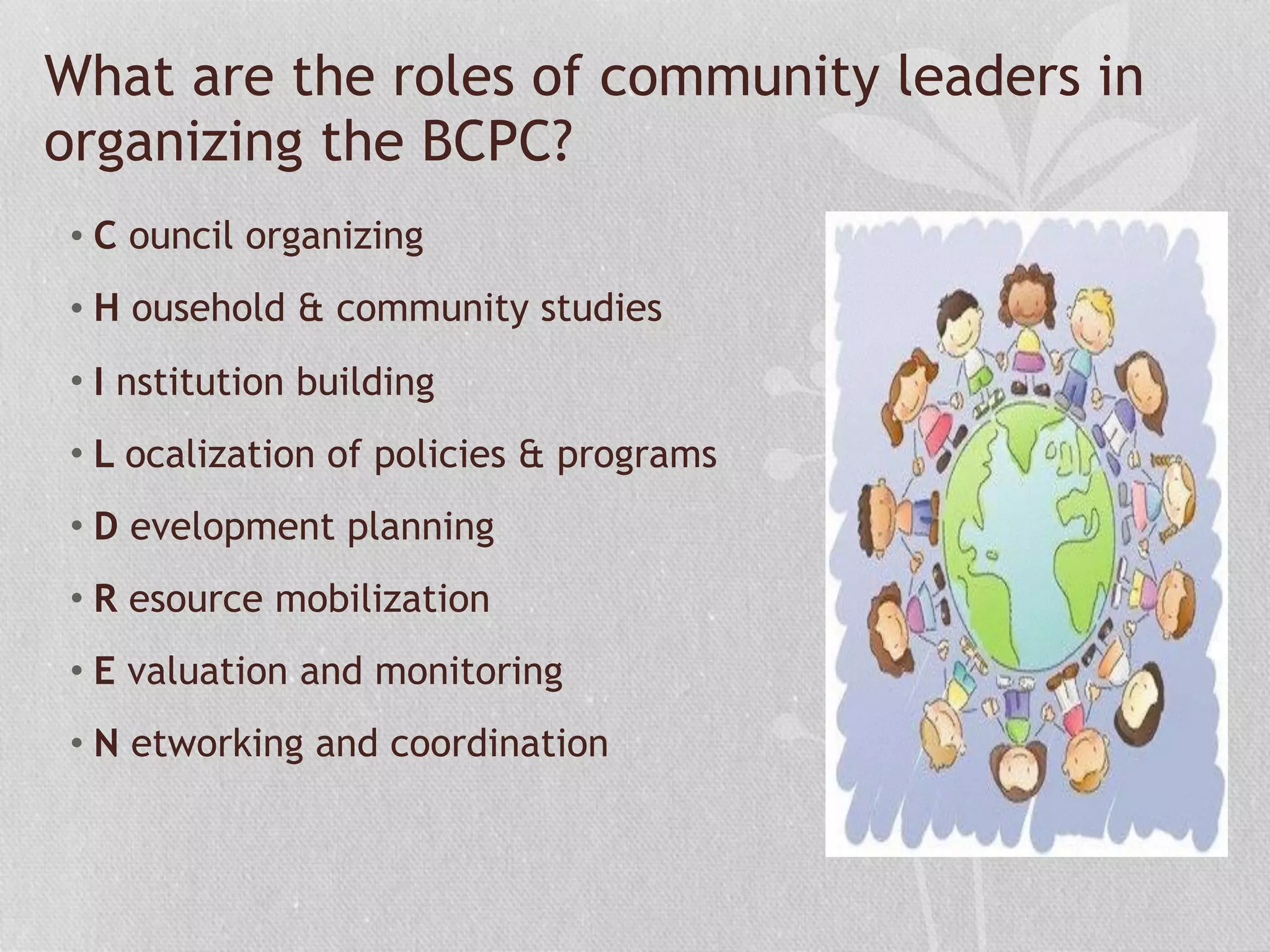 BCPC organizing using the CO process | PDF