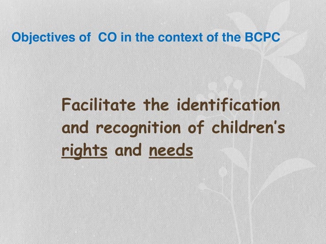 BCPC organizing using the CO process | PDF