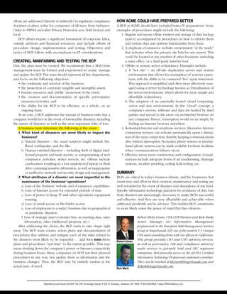 Executive Primer on Business Continuity Planning | PDF