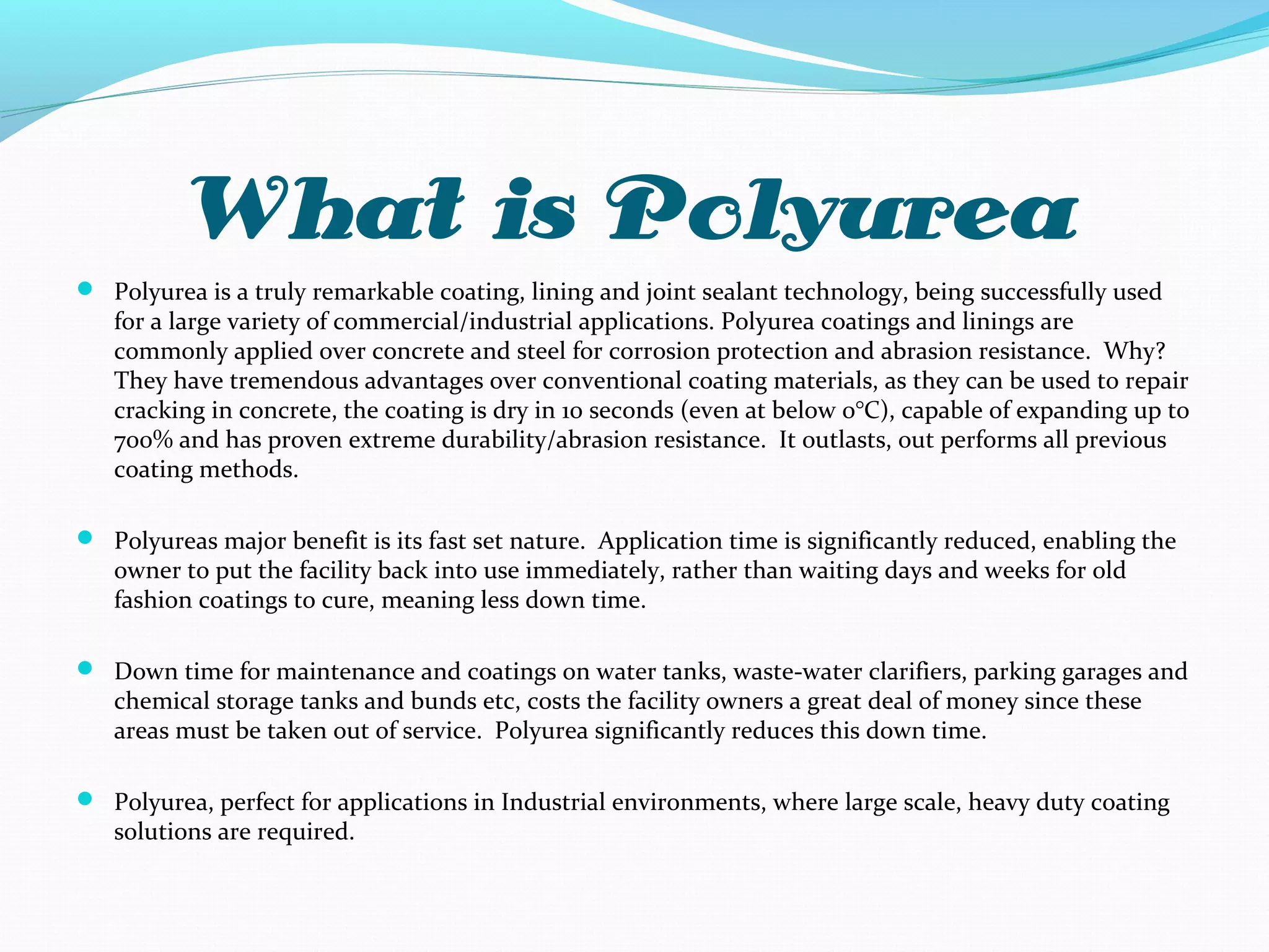 BCP What is Polyurea Presentation | PPT