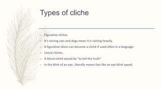 CLICHES | PPTX