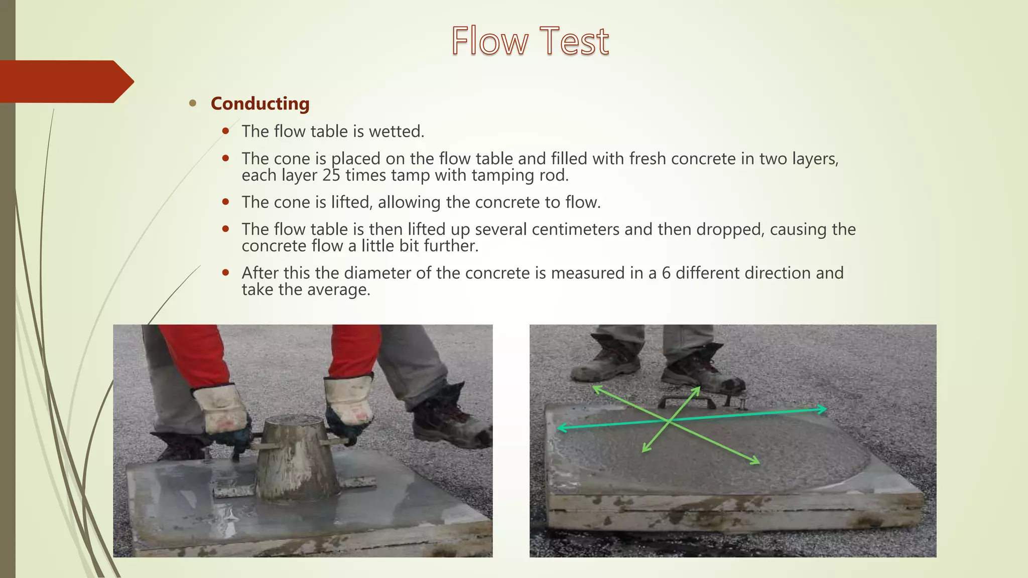 workability test of concrete | PPTX