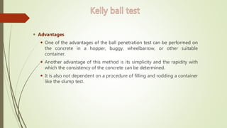 workability test of concrete | PPTX