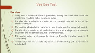 workability test of concrete | PPTX