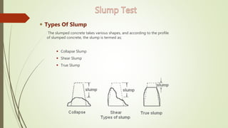 workability test of concrete | PPTX