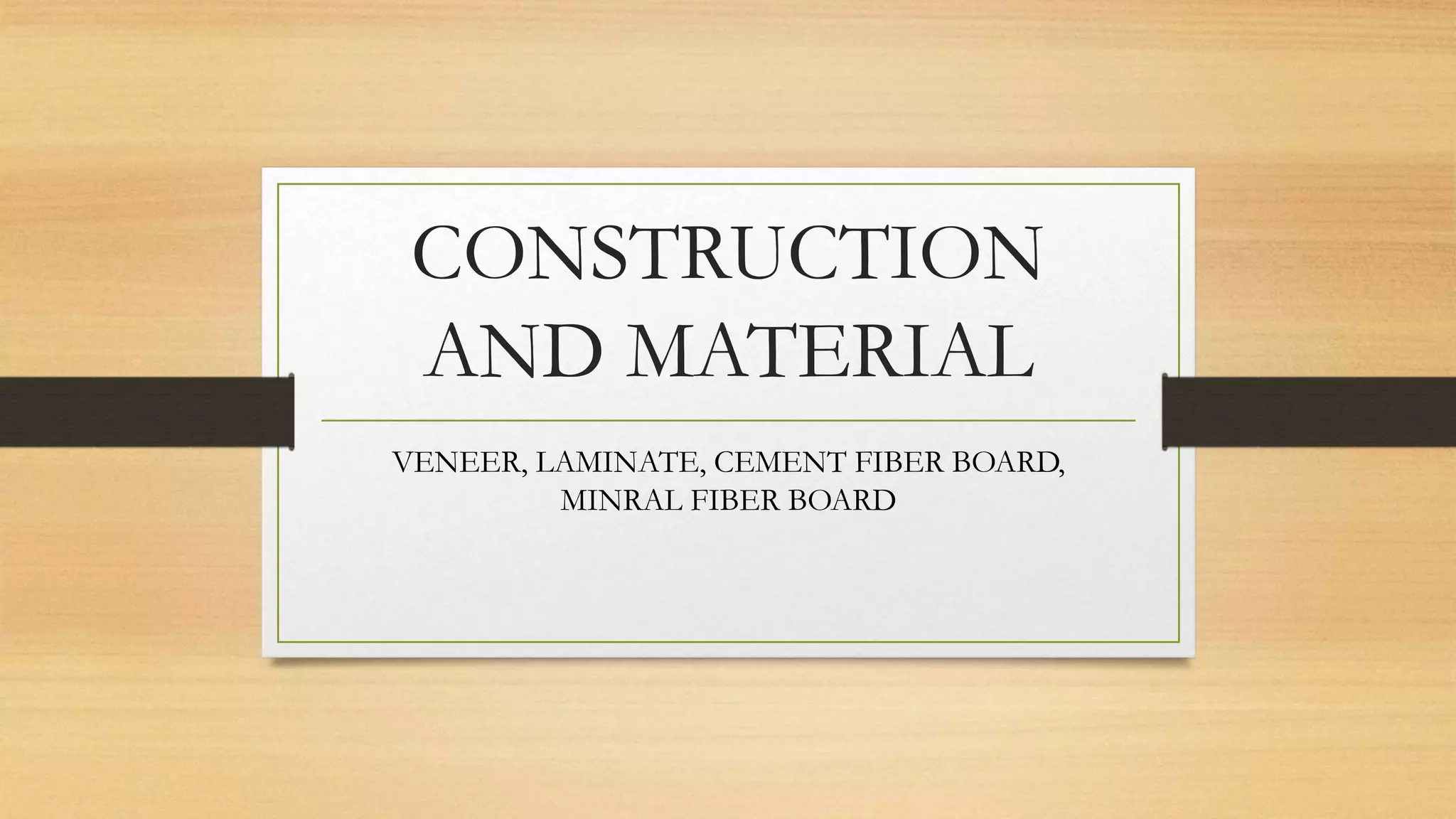 types of timber boards | PPTX