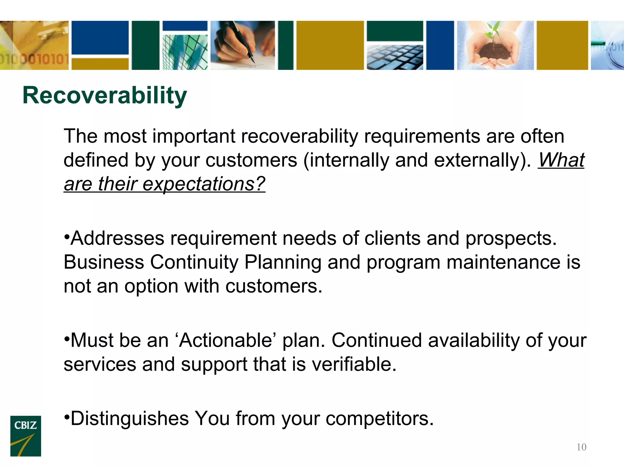 What’s & Why’s of Business Continuity Planning (BCP) | PPT