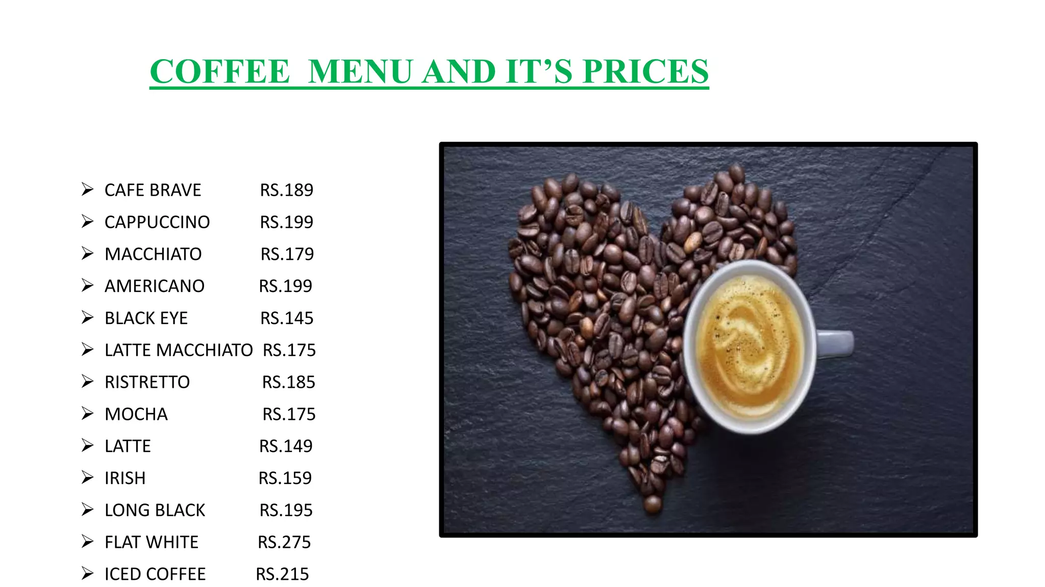 COFFEE SHOP PPT | PPTX