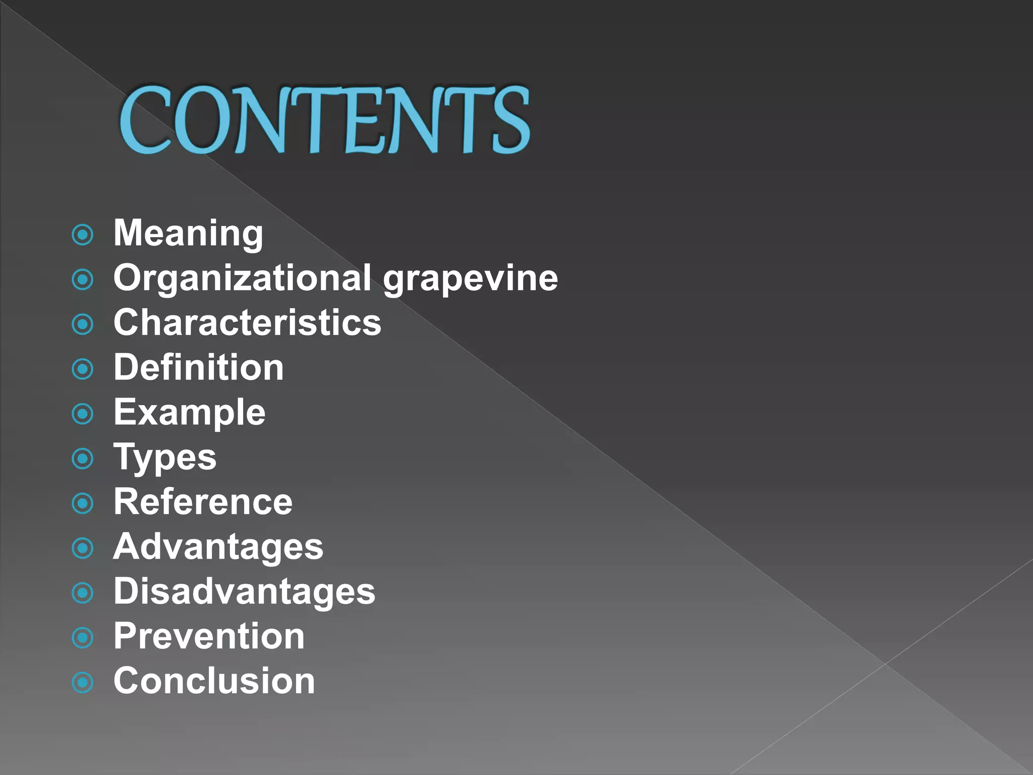 presentation grapevine | PPT