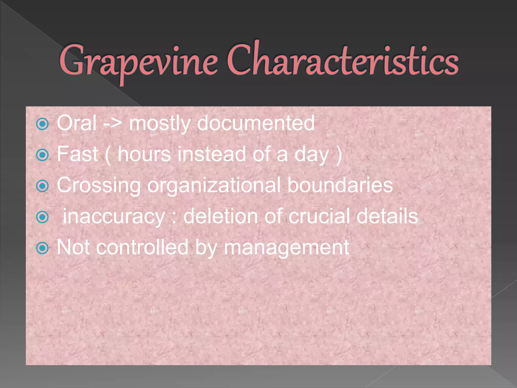 presentation grapevine | PPT