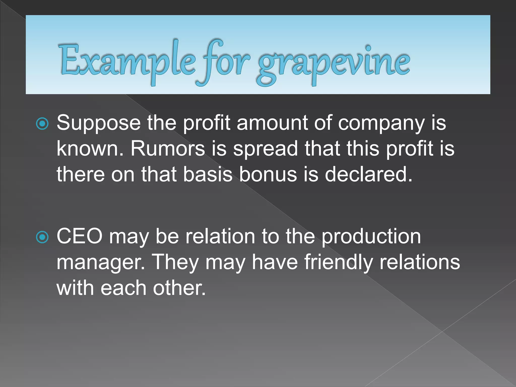 presentation grapevine | PPT