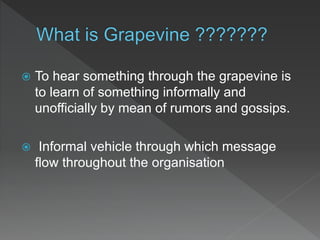 presentation grapevine | PPT