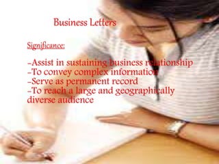 different types of business letters | PPTX