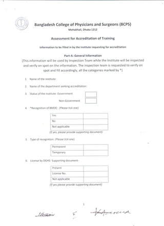 BCPS Accreditation Form | PDF