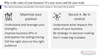 Tudor Mafteianu (Blu Capital Partners) - What Drives the Value of Your ...
