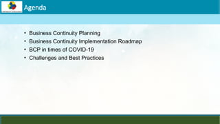 Business Continuity Planning (BCP) - Best Practices and Challenges | PPTX