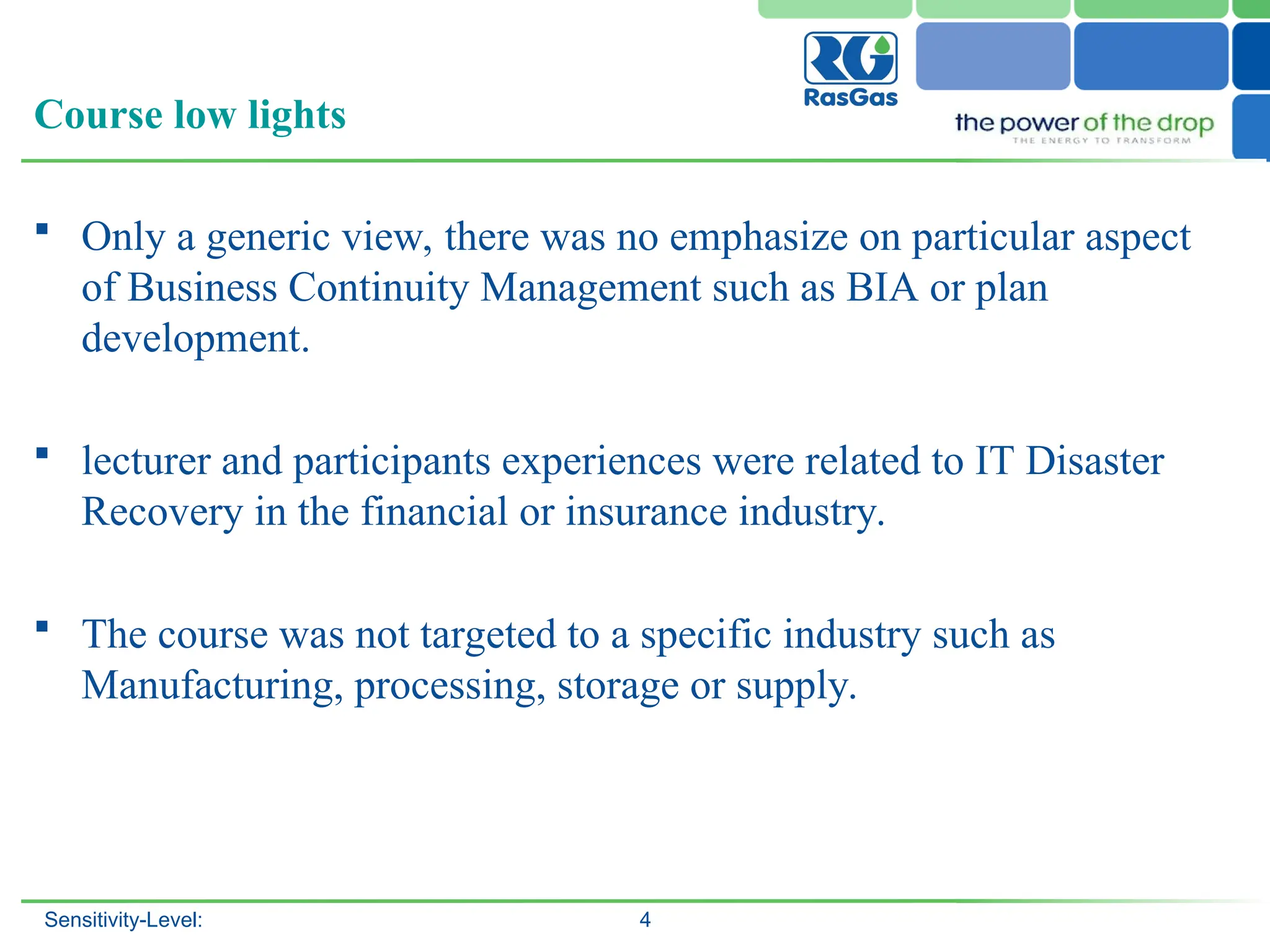 business continuity training based on good practice guidelines | PPT