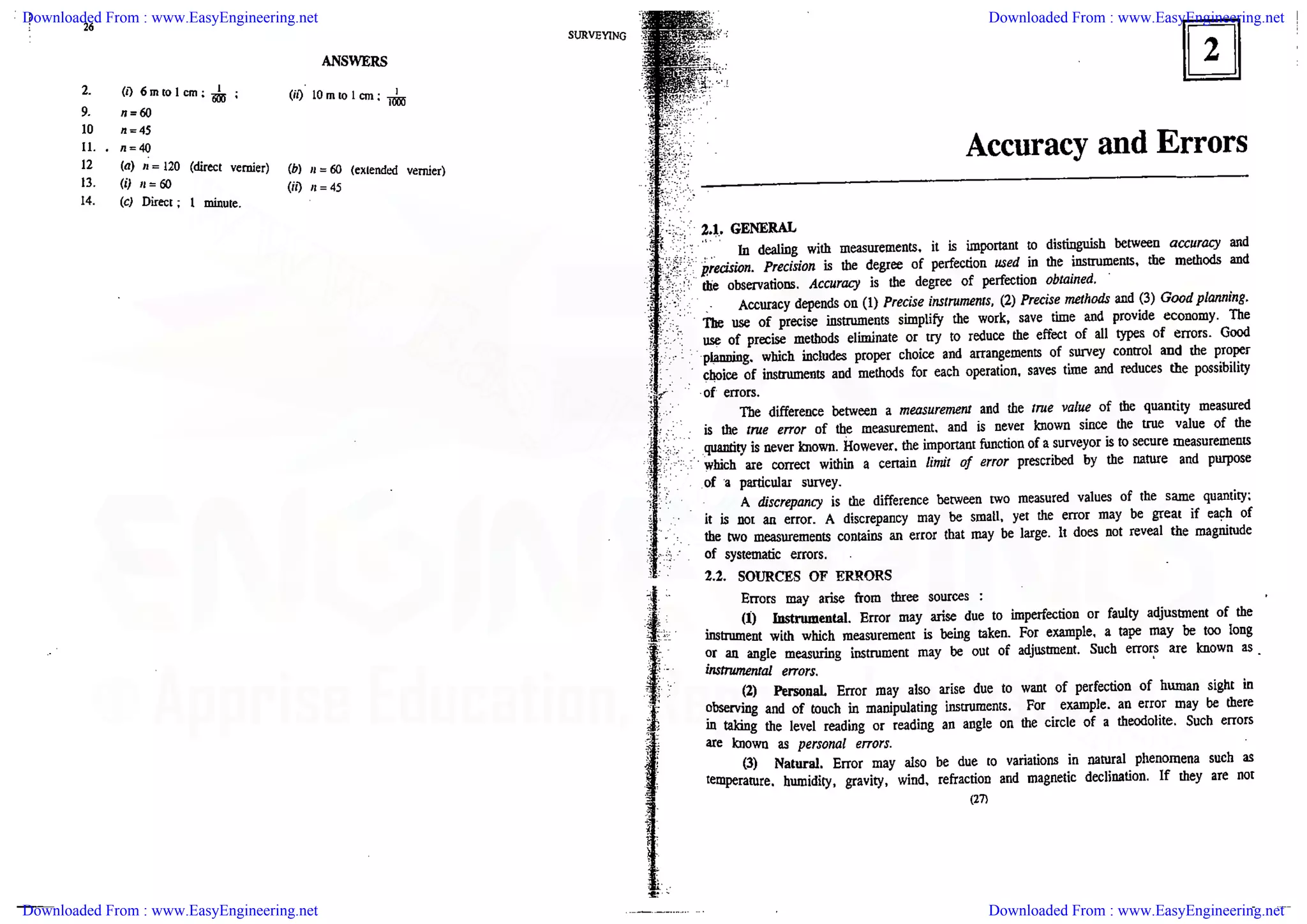 SURVEYING Vol. 1 (Dr. B.C. Punmia | Er. Ashok K. Jain | Dr. Arun K. Jain) | PDF