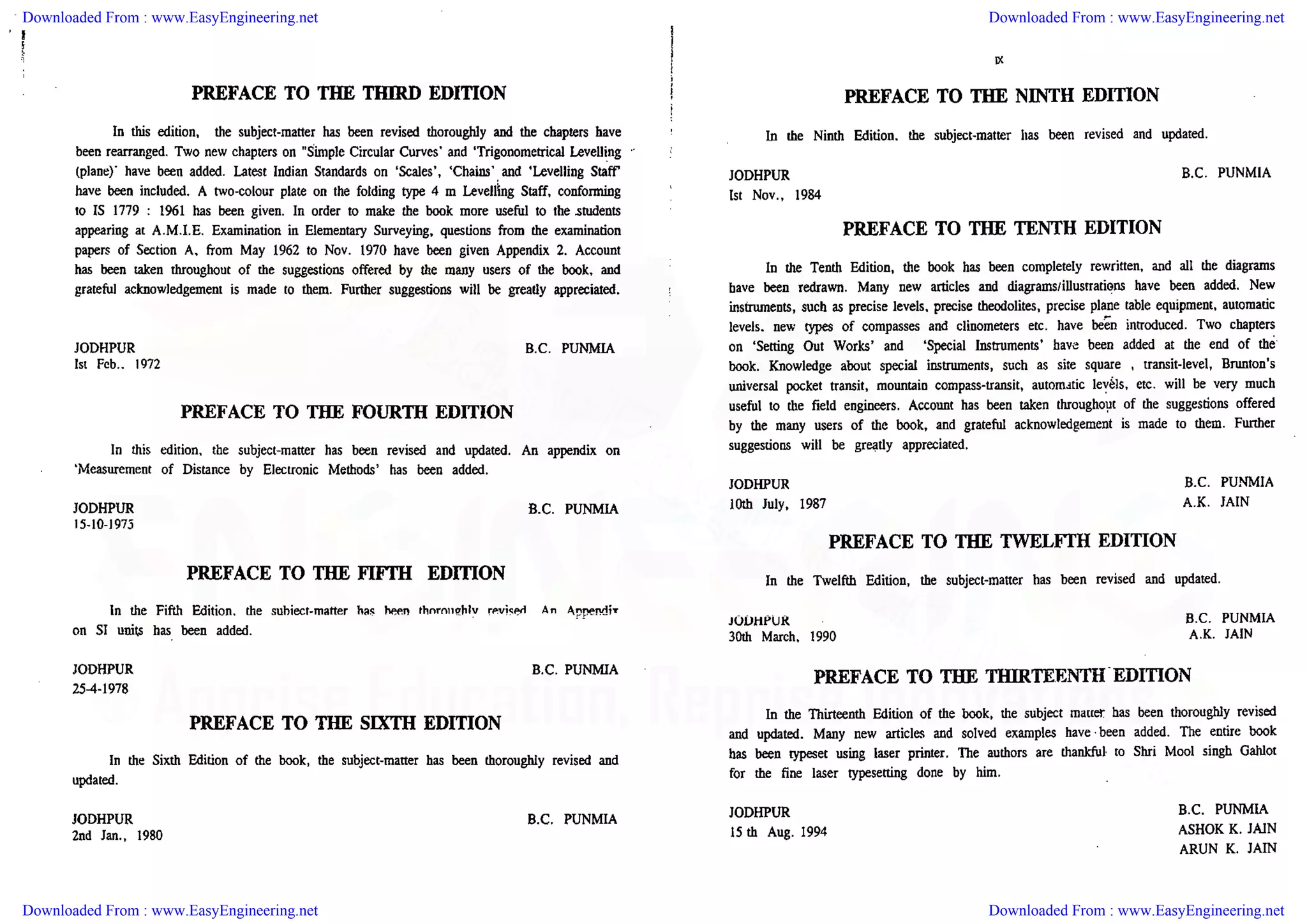 SURVEYING Vol. 1 (Dr. B.C. Punmia | Er. Ashok K. Jain | Dr. Arun K ...