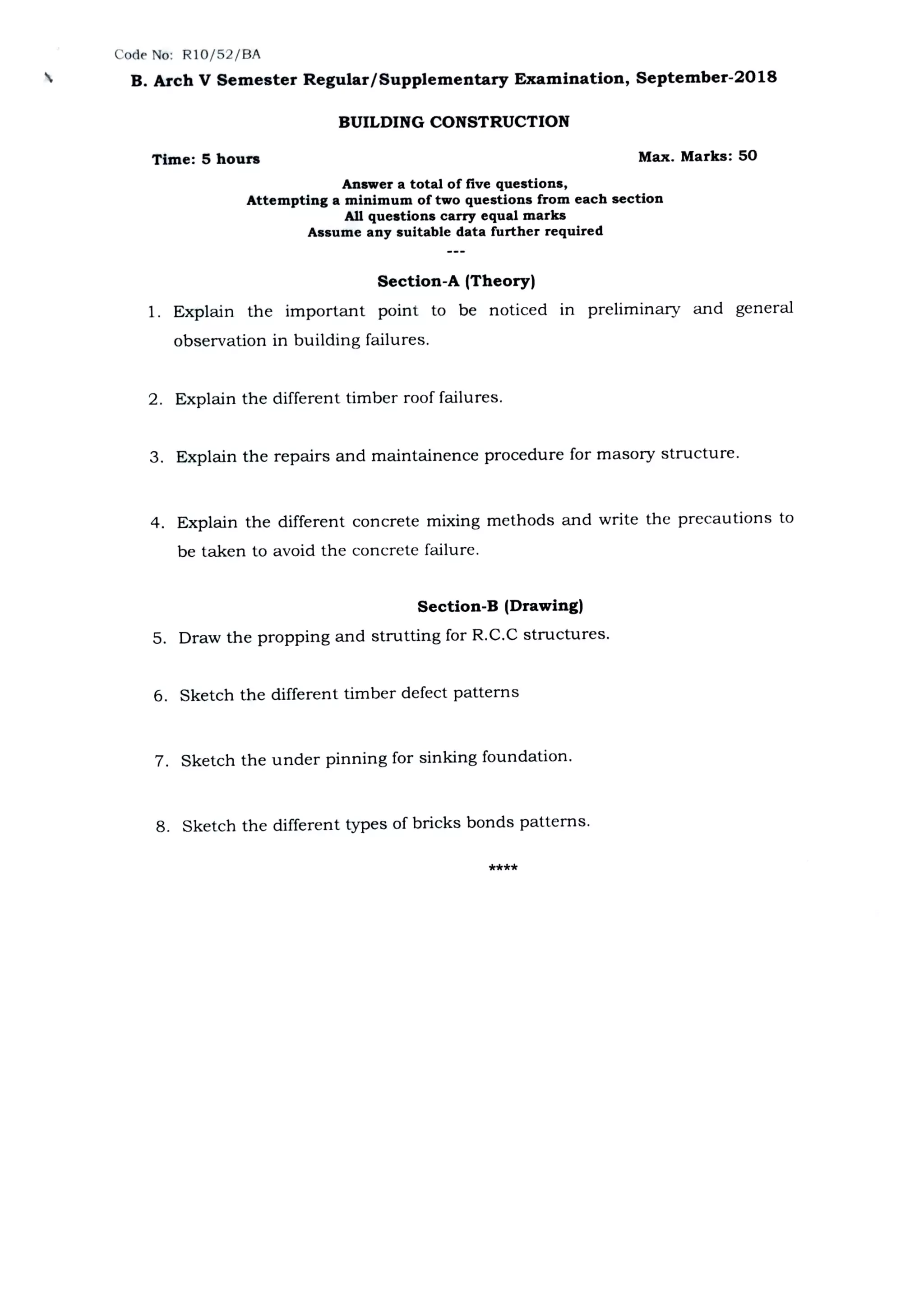 Bc question papers | PDF