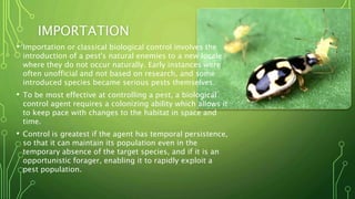 Biological Pest Control/ Biological Control System | PPTX