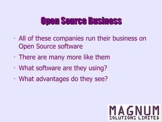 BCS Open Source Talk | PPT