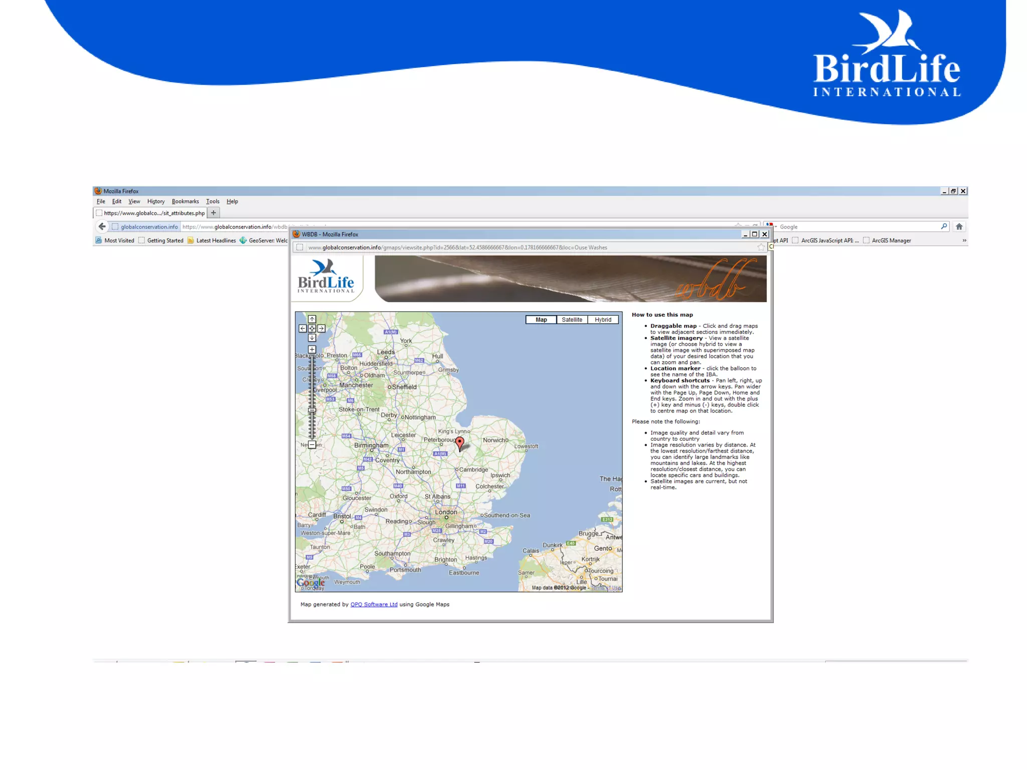 Mapping birds, biodiversity and business: the role of GIS in ...