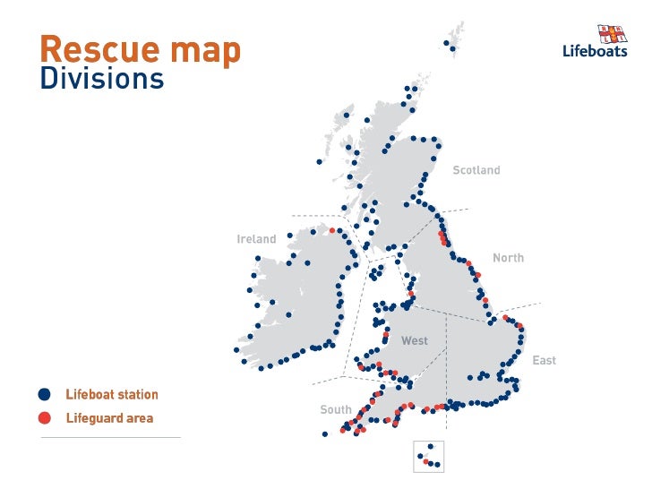 UK RNLI map by Clive Walkling