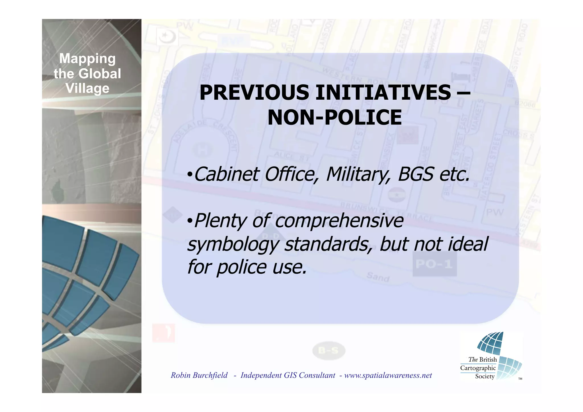 A common mapping symbology across national security stakeholders during ...